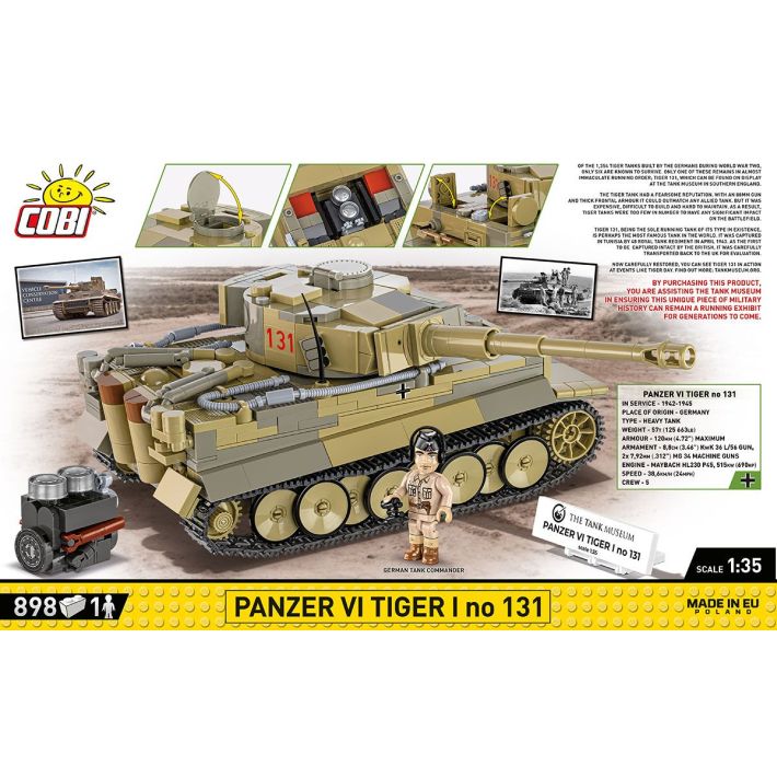 Panzer VI Tiger I no 131 / Czołgi i pojazdy / Militaria w sklepie cobi.pl