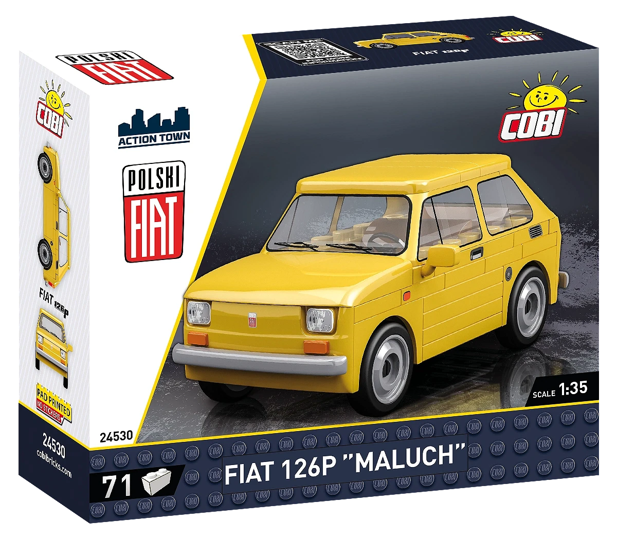 Fiat 126p Maluch (COBI-24530) / Youngtimer Collection / Klocki i zabawki w sklepie cobi.pl
