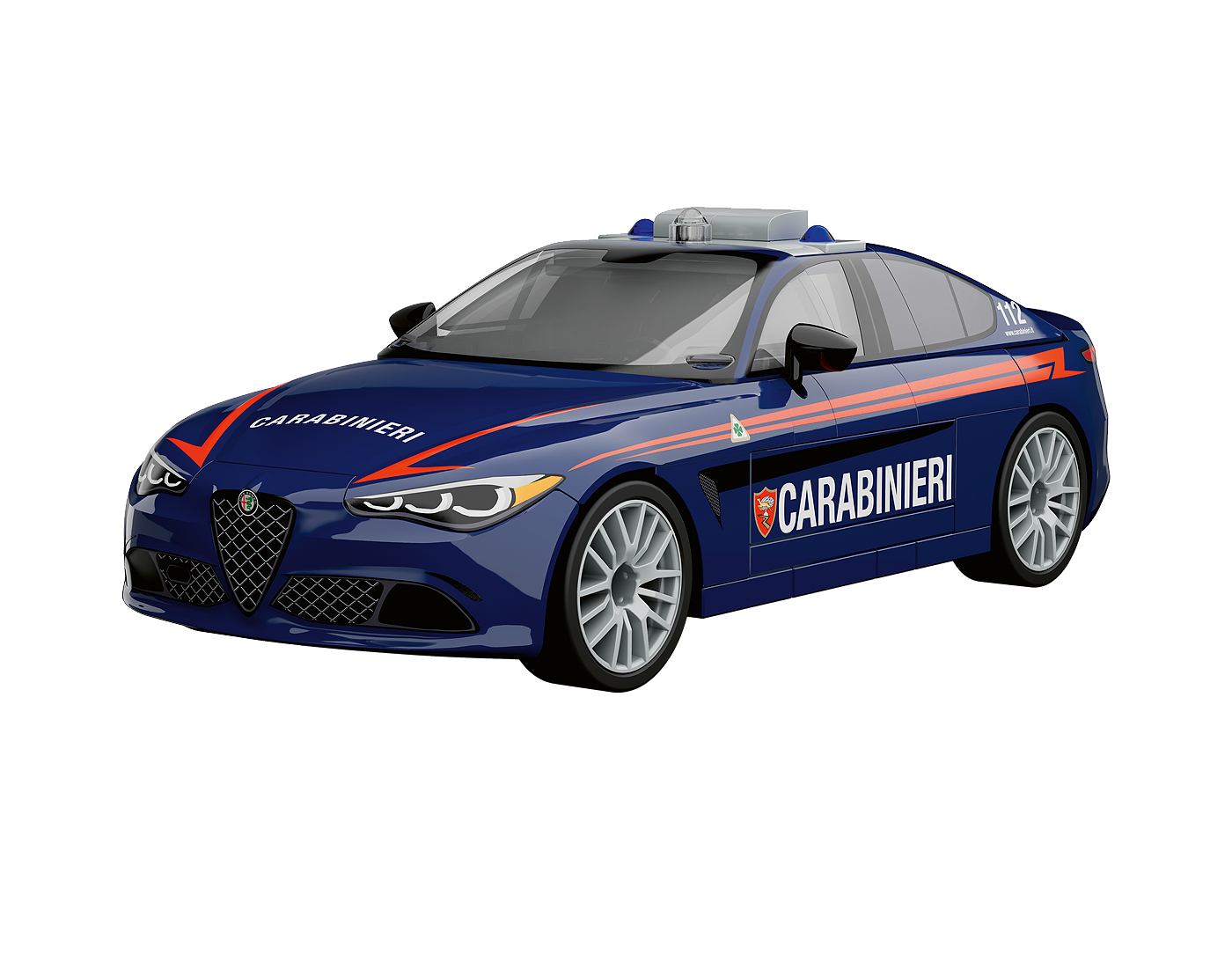 Giulia Quadrifoglio Carabinieri (COBI-24654) / Alfa Romeo / Klocki i ...